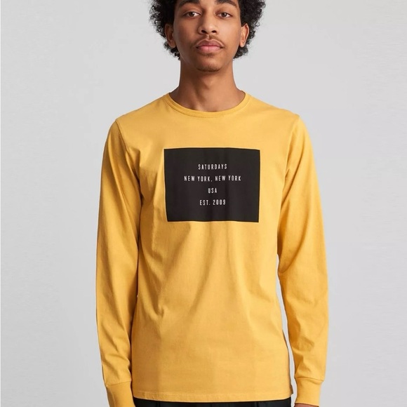 Saturdays New York City | Shirts | Saturdays Nyc Established Box Long ...